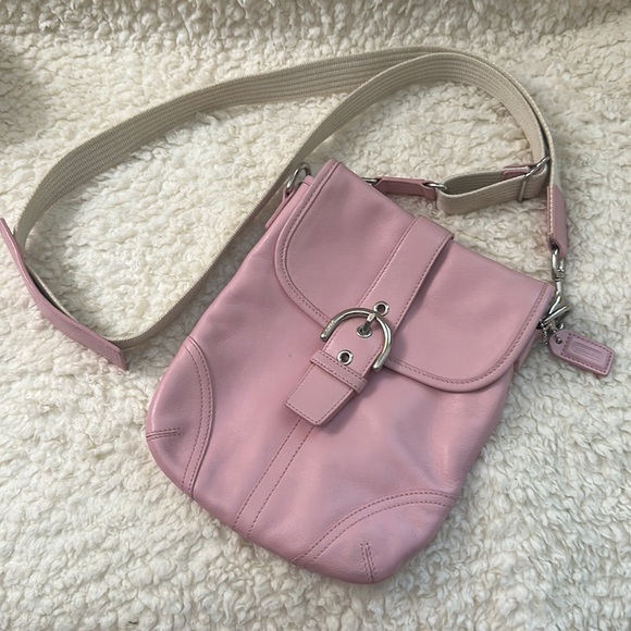 Coach | Bags | Coach Pink Crossbody Bag | Poshmark